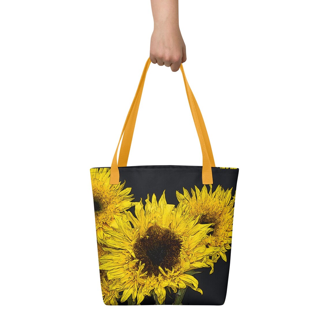 Tote Bag Sunflowers - Etsy