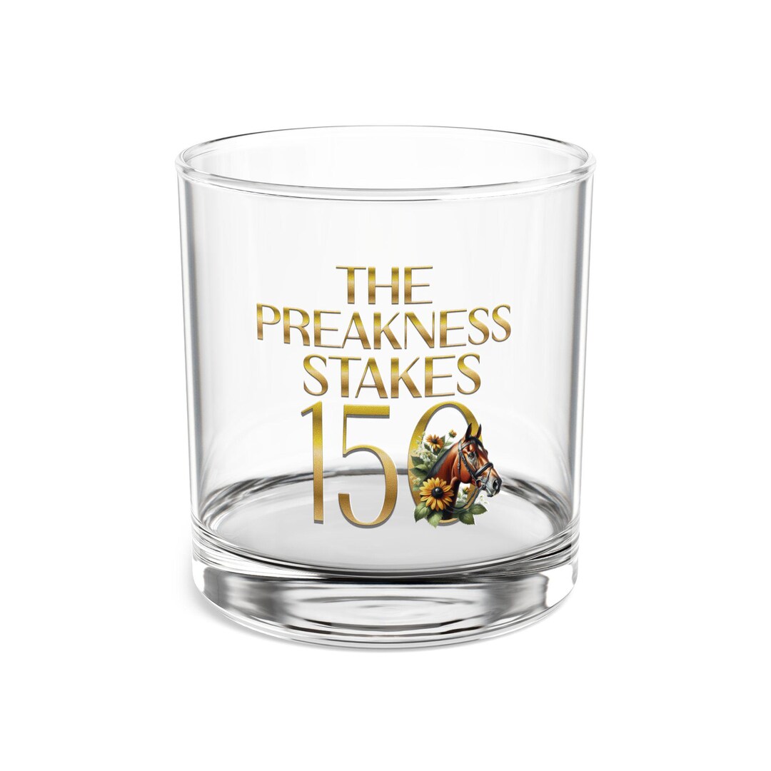 Preakness Stakes 150 Commemorative Rocks Glass, Limited Edition 10oz ...