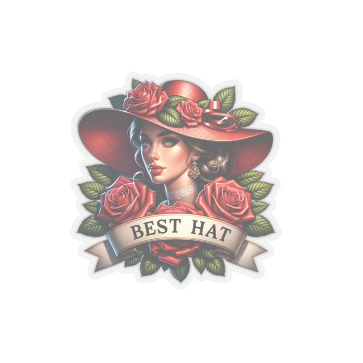 Kentucky Derby Best Dressed Prize Sticker Derby Best Dressed Contest ...