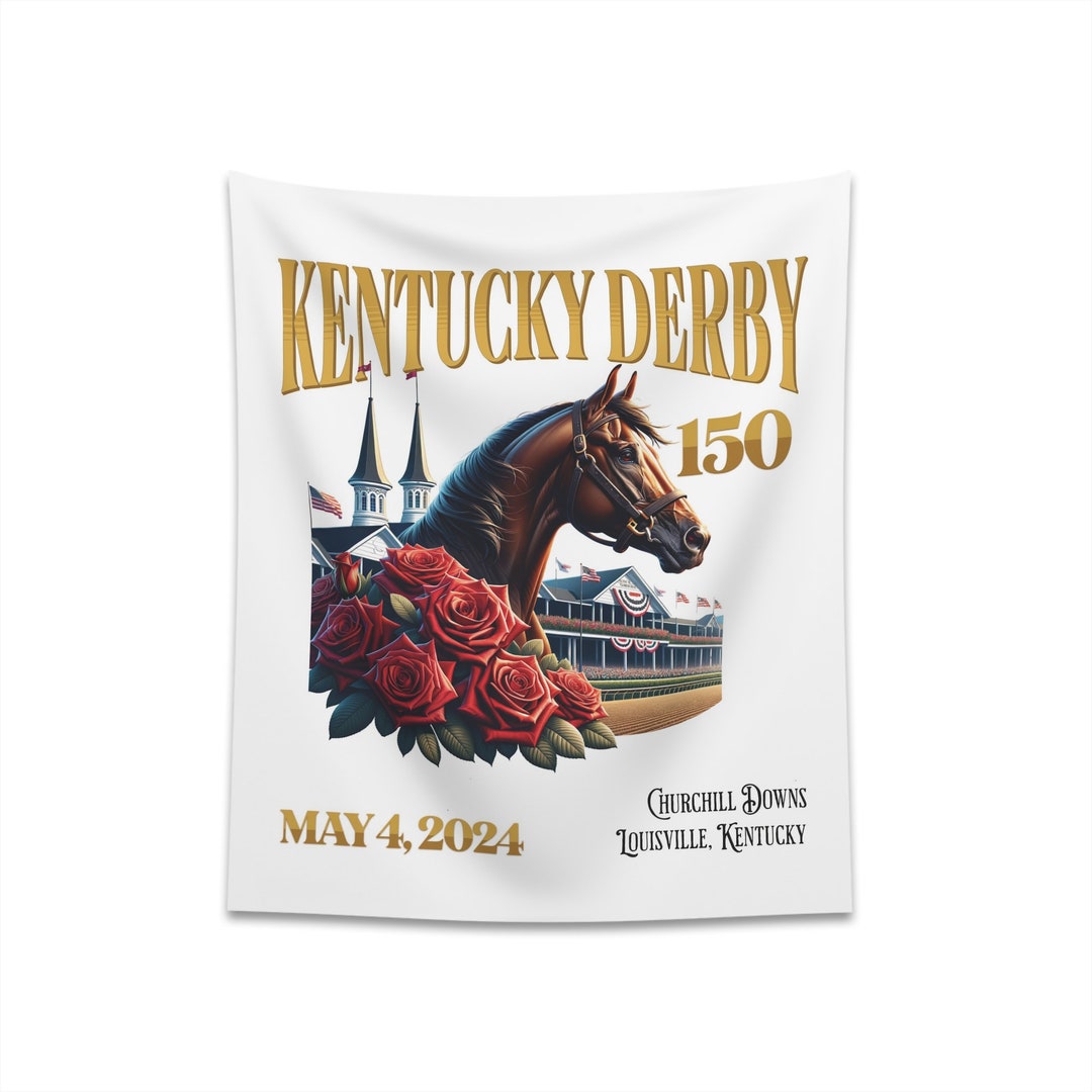 Kentucky Derby 150 Wall Tapestry/photo Booth Backdrop Epic 150th Party ...