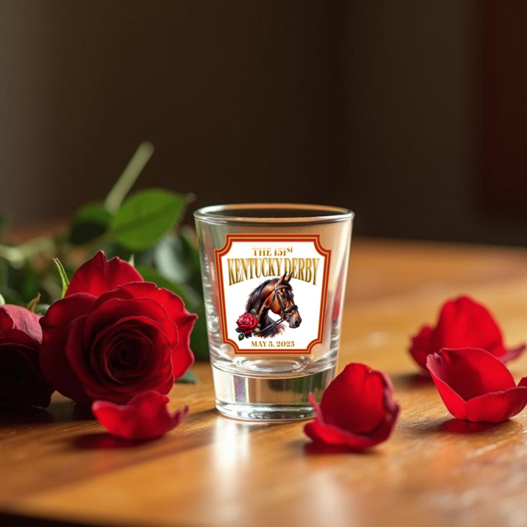 Kentucky Derby 151 Shot Glass, 2025 Horse Racing Collectible, 1.5oz - Etsy