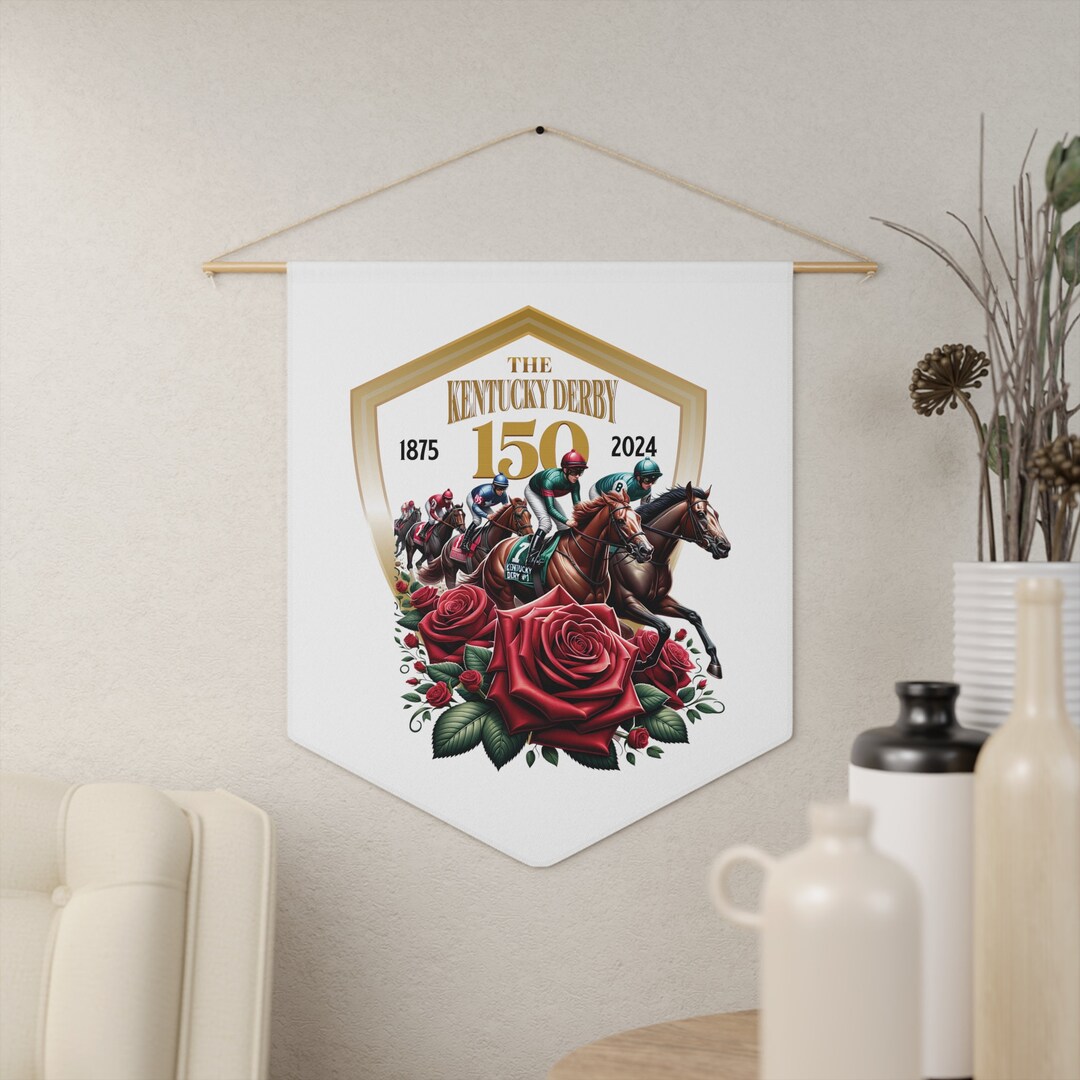 Kentucky Derby 150th Anniversary Pennant Commemorative Kentucky Derby ...
