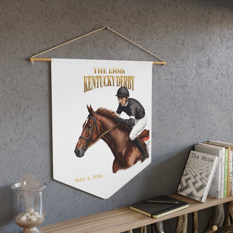 Kentucky Derby 150th Anniversary Pennant Commemorative Kentucky Derby ...