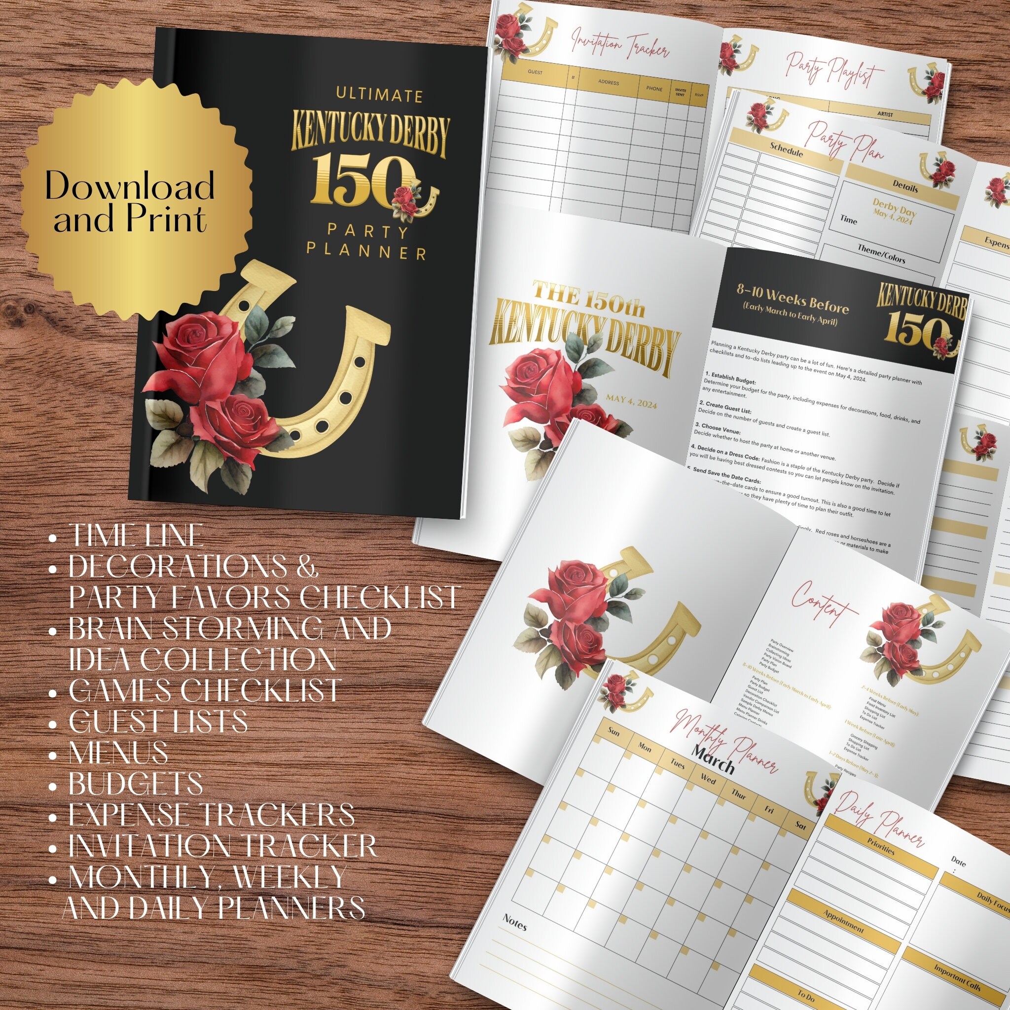 Kentucky Derby 150 Party Guide Bundle: Host the Ultimate 150th ...