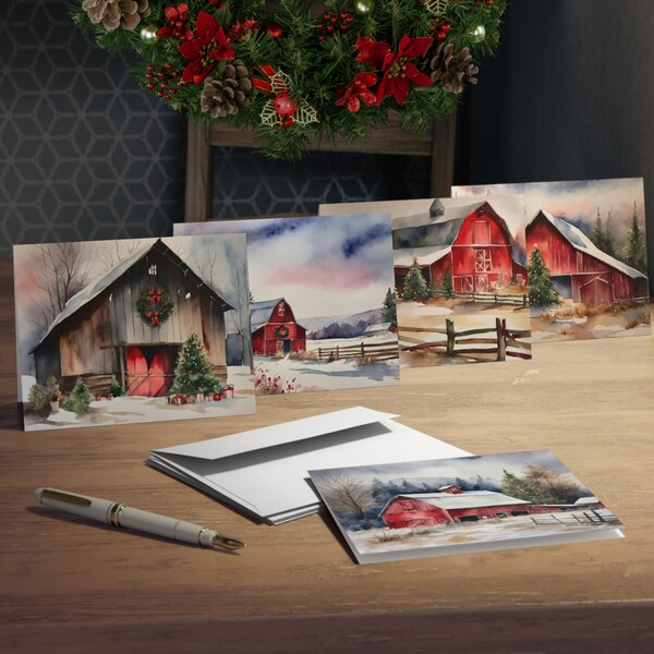 Rustic Holiday Cards - Etsy