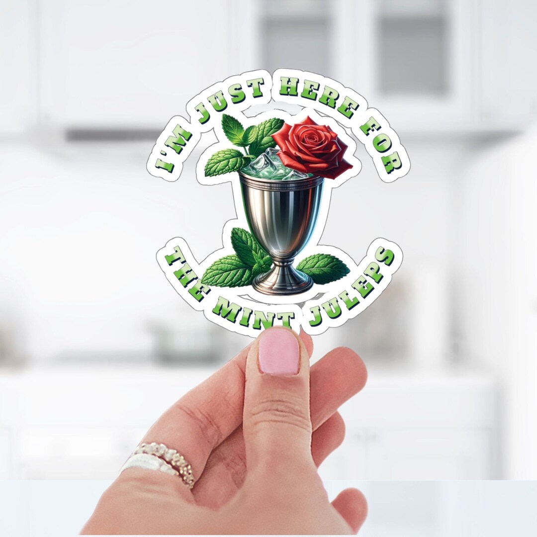 Kentucky Derby Signature Drink Sticker - Derby Party Favor - Derby ...