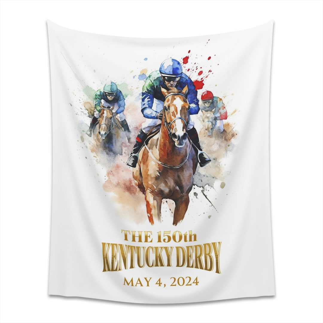 Kentucky Derby 150 Wall Tapestry/photo Booth Backdrop Epic 150th Party ...
