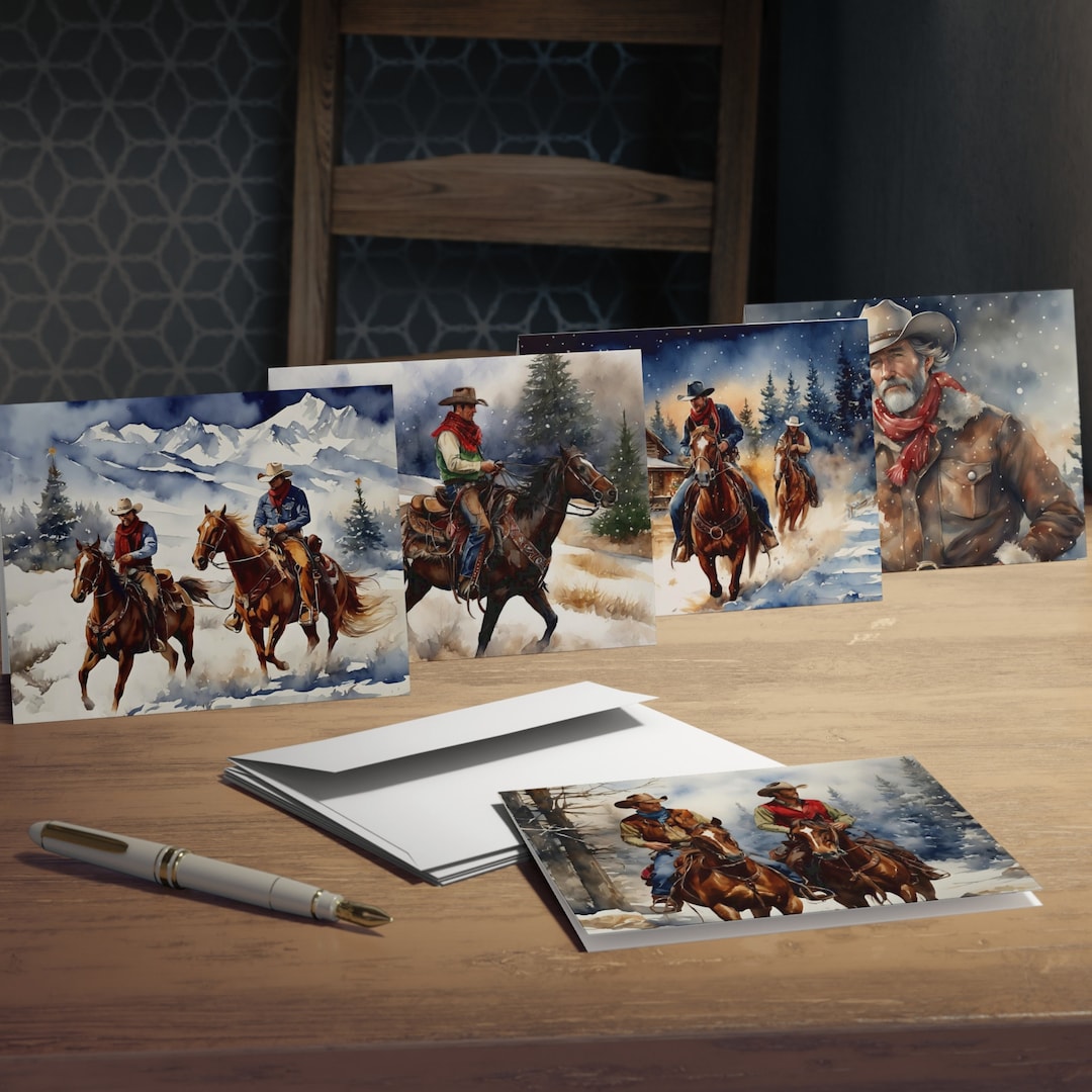 Cowboy Christmas Cards, Western Themed Designs, Cowboy Holiday Cards ...