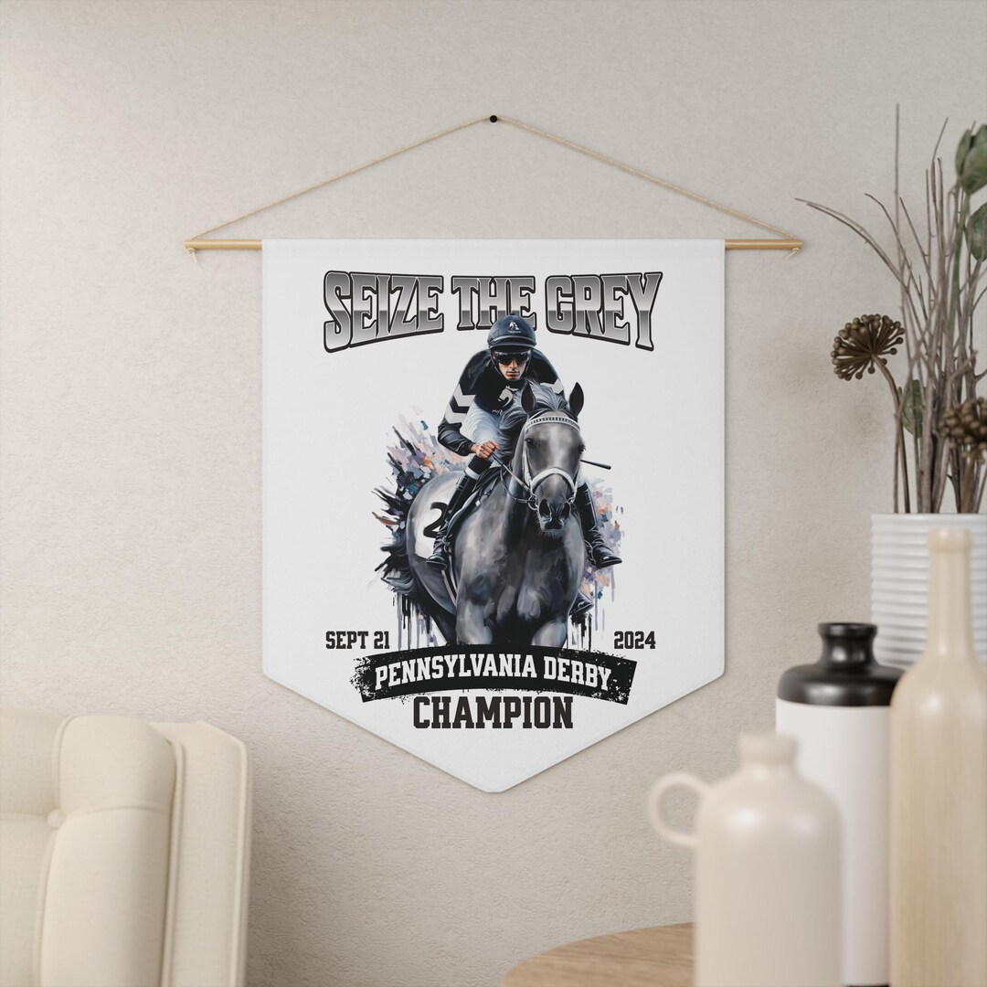 Pennant Flag, Horse Racing Decor, Equestrian Gift, Wall Banner ...