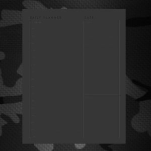 Army Black Digital Planner - Etsy