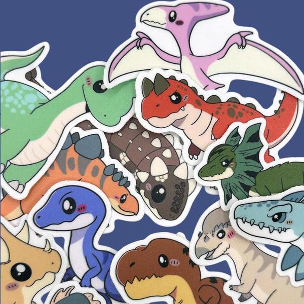 Chibi Dinosaur - Etsy