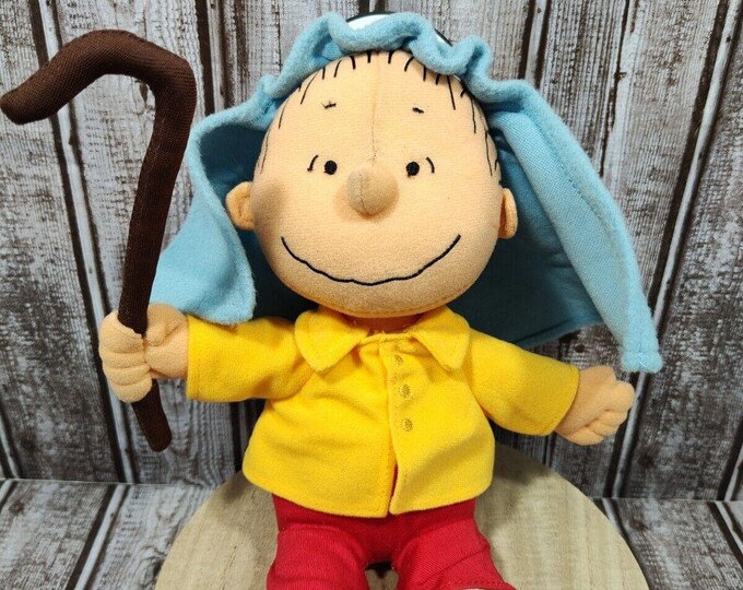 Peanuts Linus Shepherd What Christmas is About Plush Hallmark Edition ...