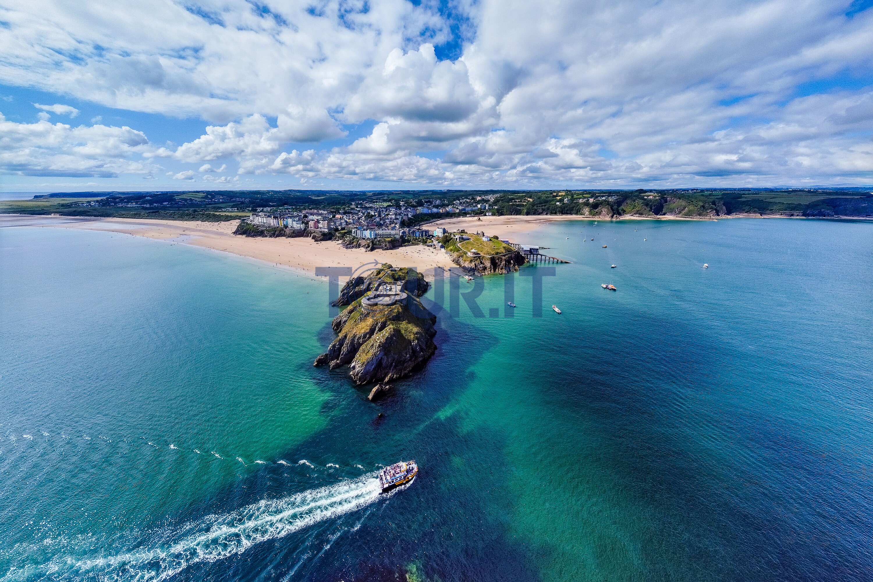 Tenby North & South Beach, Catherine Island A4/A3 Photography Beach ...