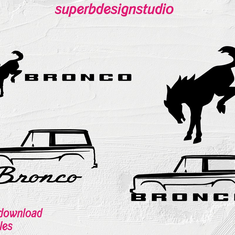 Ford Bronco Vector - Etsy