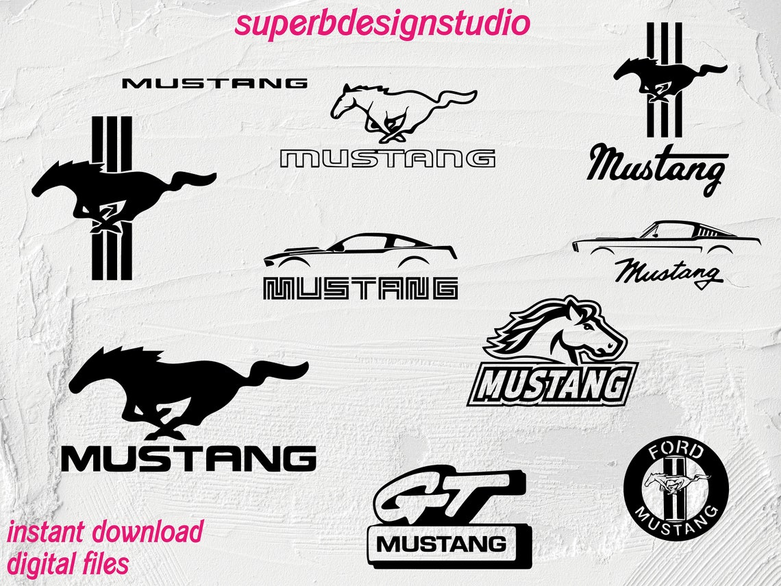 Car Svg Bundle, Ford Svg, Mustang Svg, Ford Mustang Car, 4x4 Svg ...