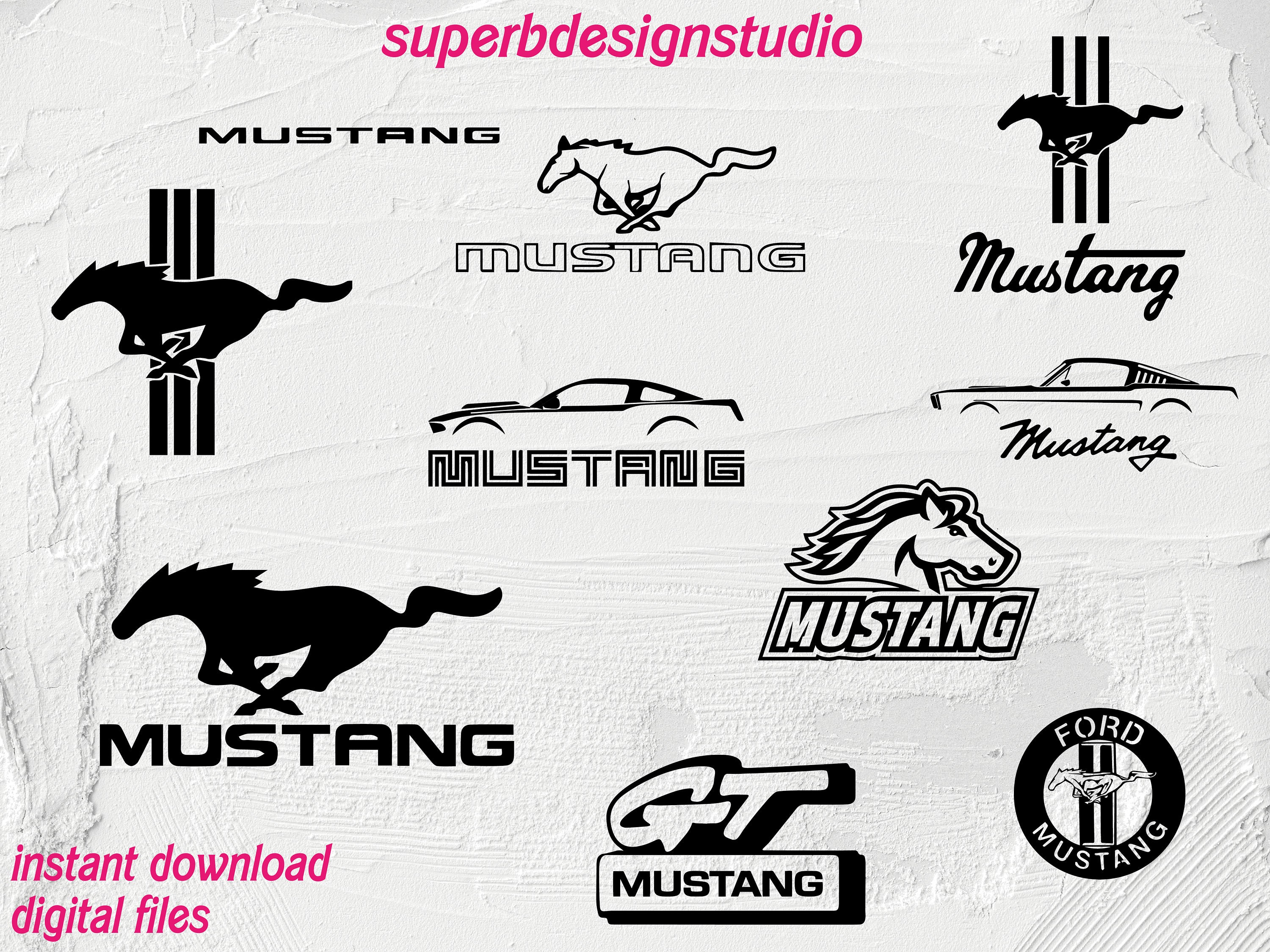 Car Svg Bundle, Ford Svg, Mustang Svg, Ford Mustang Car, 4x4 Svg ...