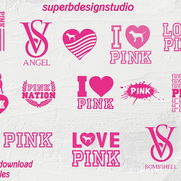 Pink Svg - Etsy