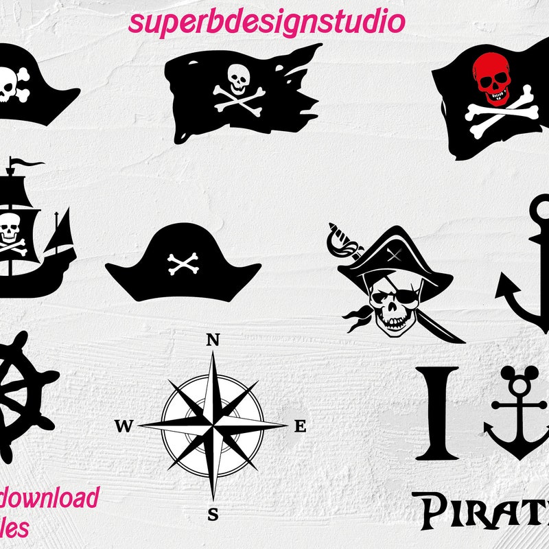 Pirate Svg - Etsy