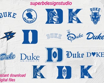 Duke Svg Bundle, Blue Devils, Devils Svg,duke Devils Svg,university ...