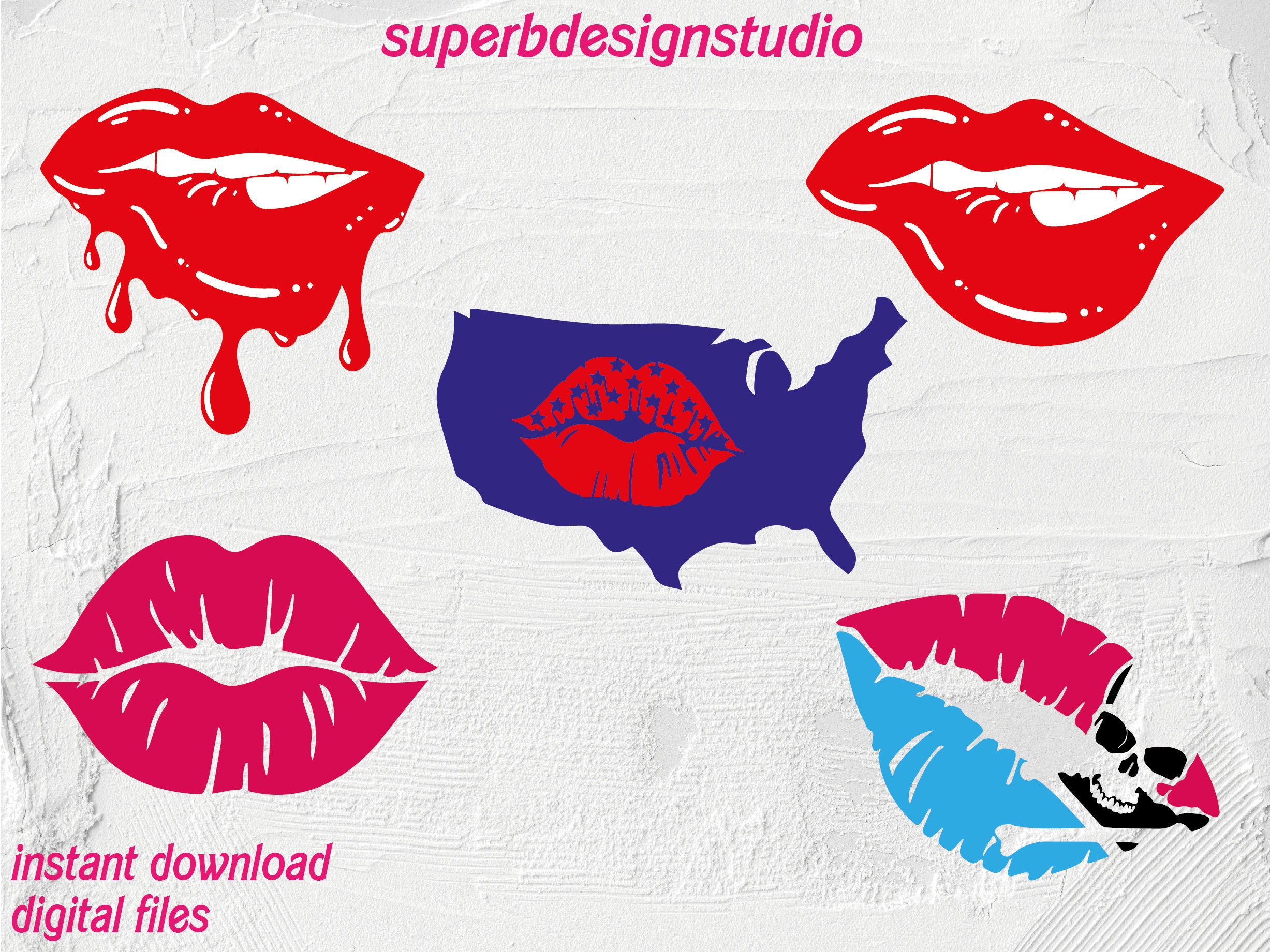 Lips SVG, Lipstick Svg, Kiss Svg, Lips,valentines Day SVG, Kissy Lips ...
