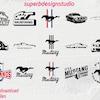 Fox Body Mustang Ford 3rd Gen DXF and SVG Files - Digital Download ...