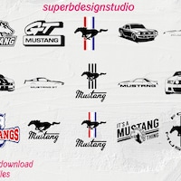 Mustang Svg - Etsy