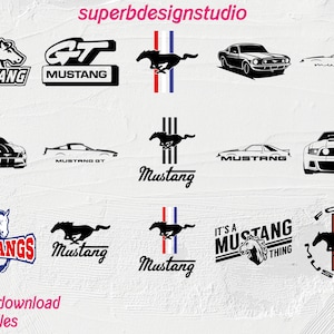Mustang Svg - Etsy