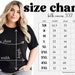 Gildan 18500 Size Chart Mockup Bundle | 4 Hoodie Size Charts | Gildan ...