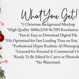 Christmas Flat Lay Background Mockup Holiday Product Design Background ...