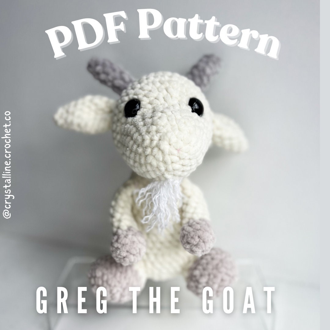 PDF PATTERN ONLY - Greg the Goat Crochet Pattern - Etsy