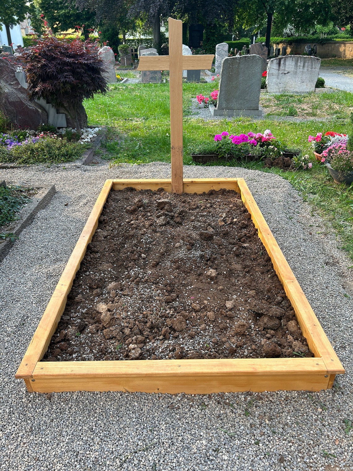 Grave Border Urn Grave Frame 100 X 100 Cm - Etsy