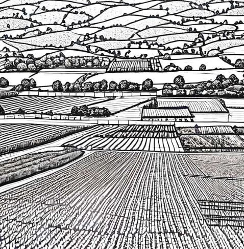 The Farming Palette: A Coloring Journey in the Countryside - Etsy