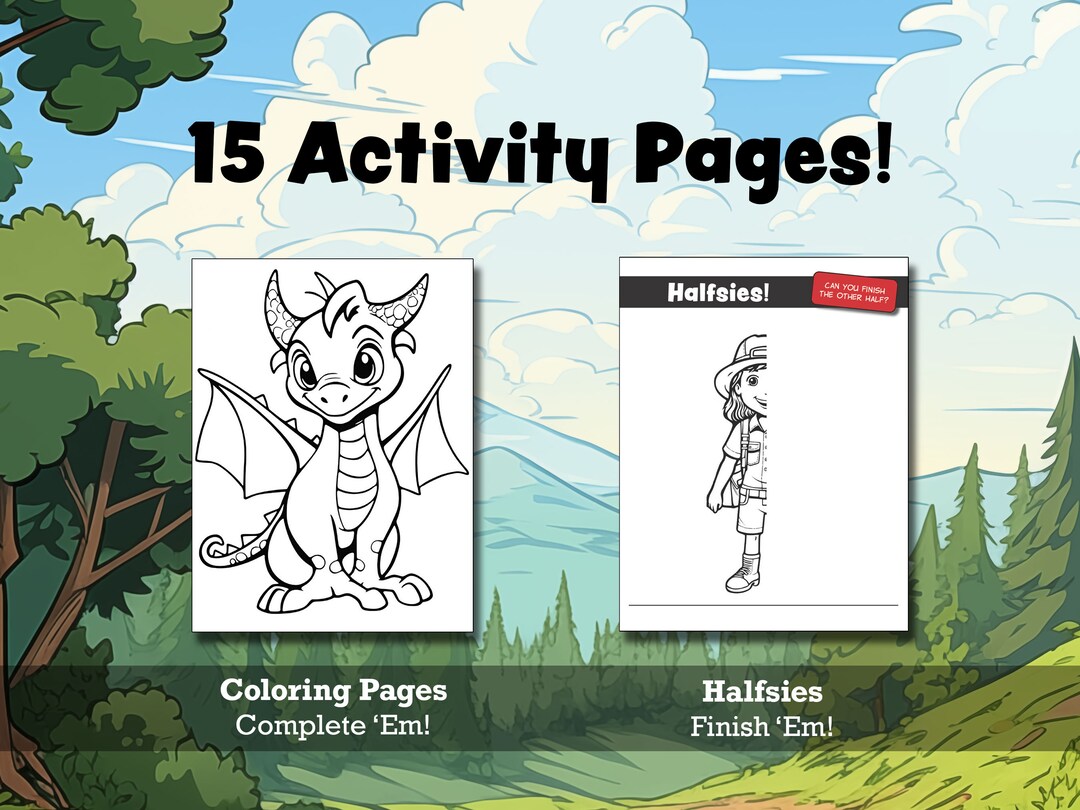 Activity Pack for Adventurers of 15 Activity Pages for Kids in ...