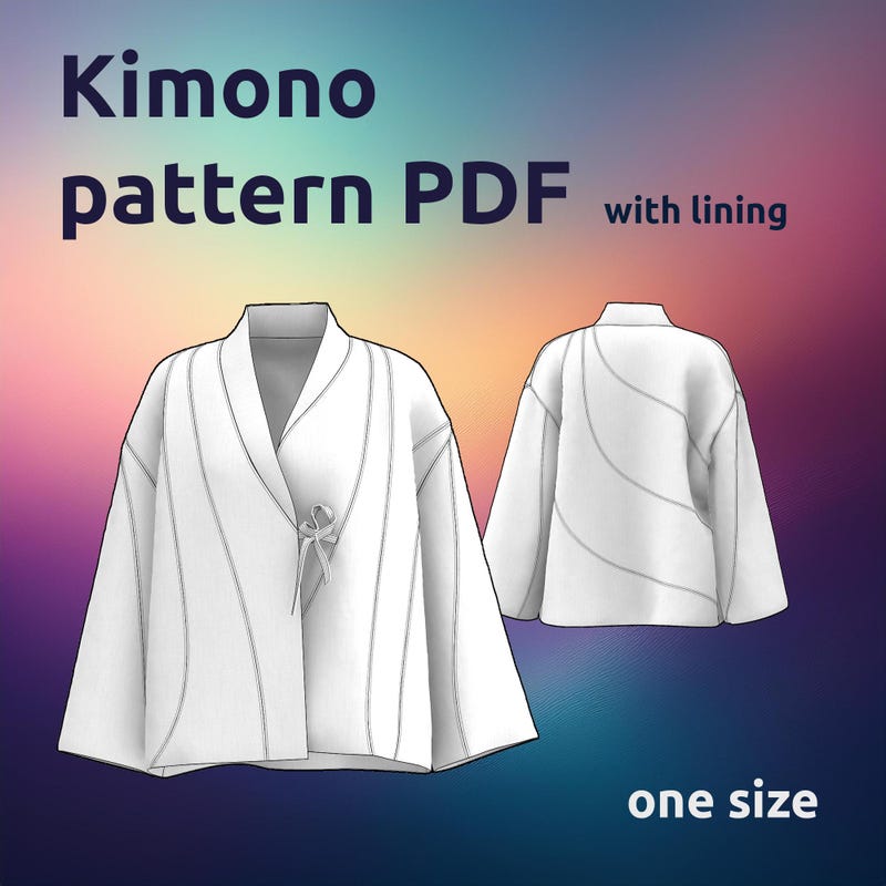 Kimono Pattern - Etsy