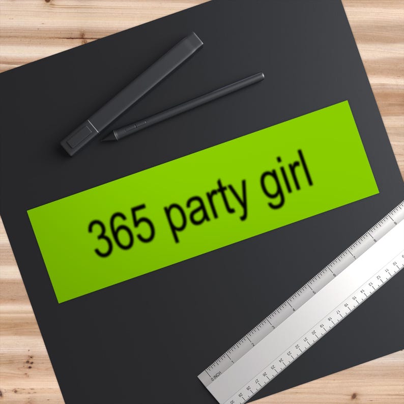 365 Party Girl Sticker, Charli XCX Inspired Sticker, Funny Bumper ...