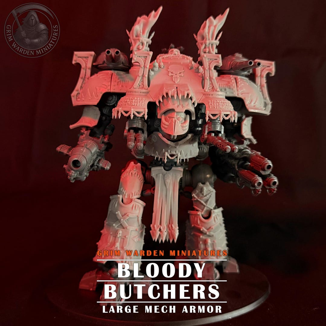 Bloody Butchers | Large Sci-fi Mech Robo-walker Armor Upgrade Kit ...