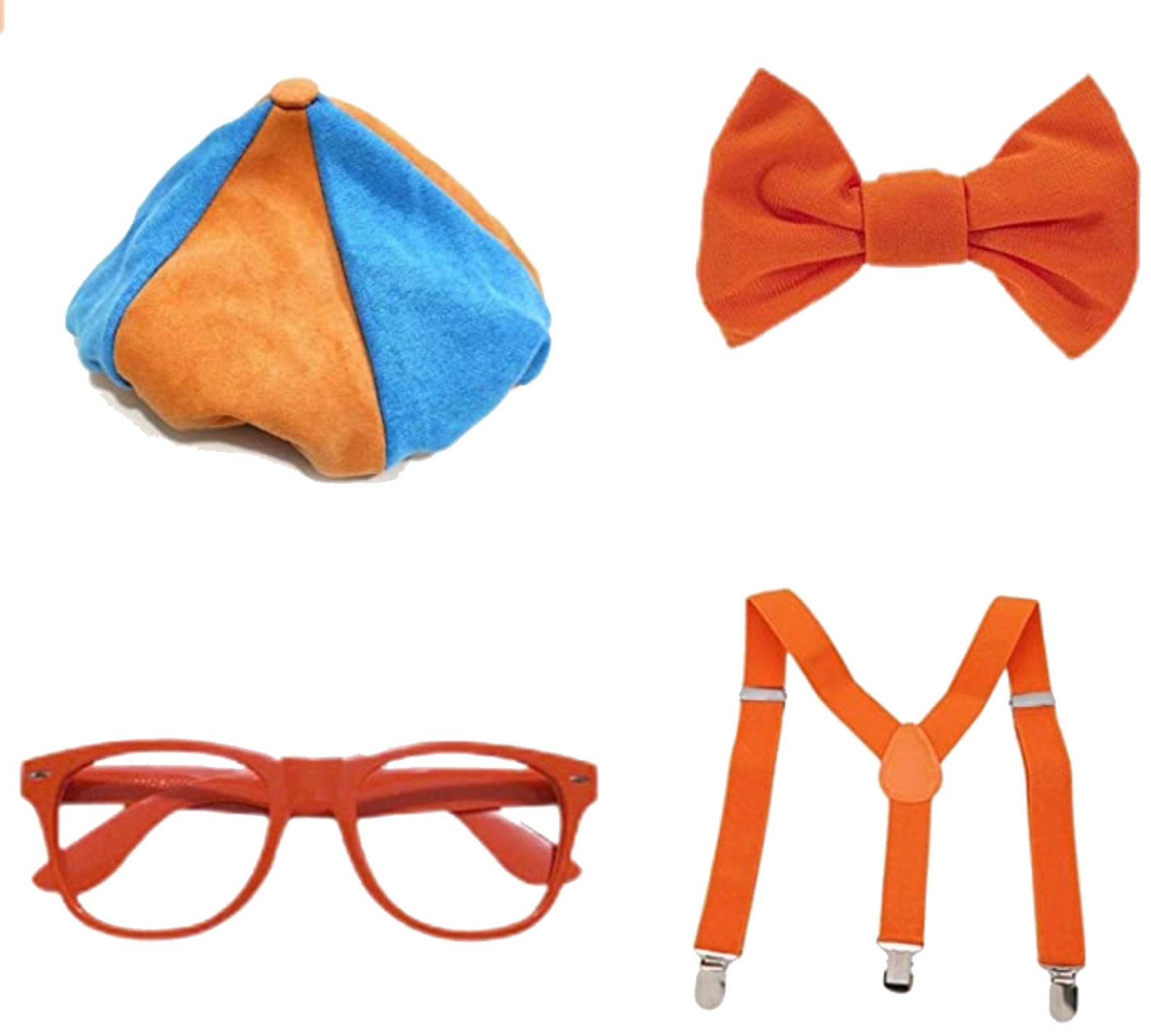 ADULT 4 Piece BLIPPI Costume Set BLIPPI Hat Bow Tie - Etsy