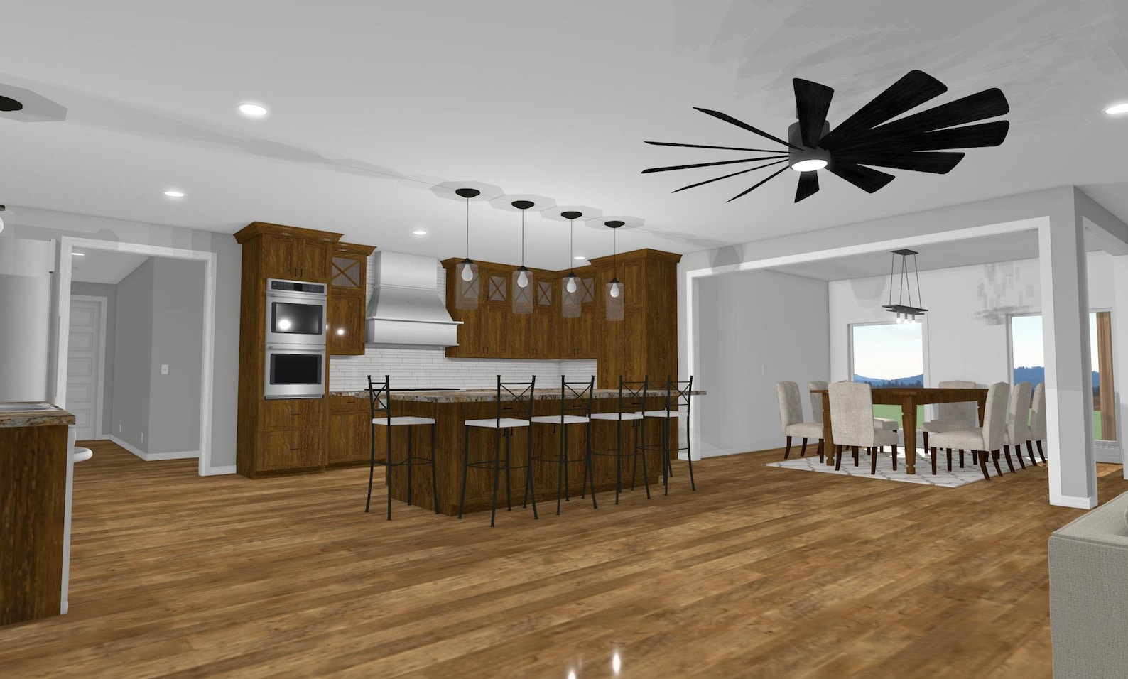 Traditional House Plans ~ House Plans Game Room ~ Open Living Space ...