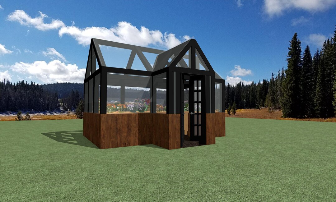 Greenhouse Plans ~ Large Greenhouses ~ Pole Framed Greenhouse ~ Clear ...