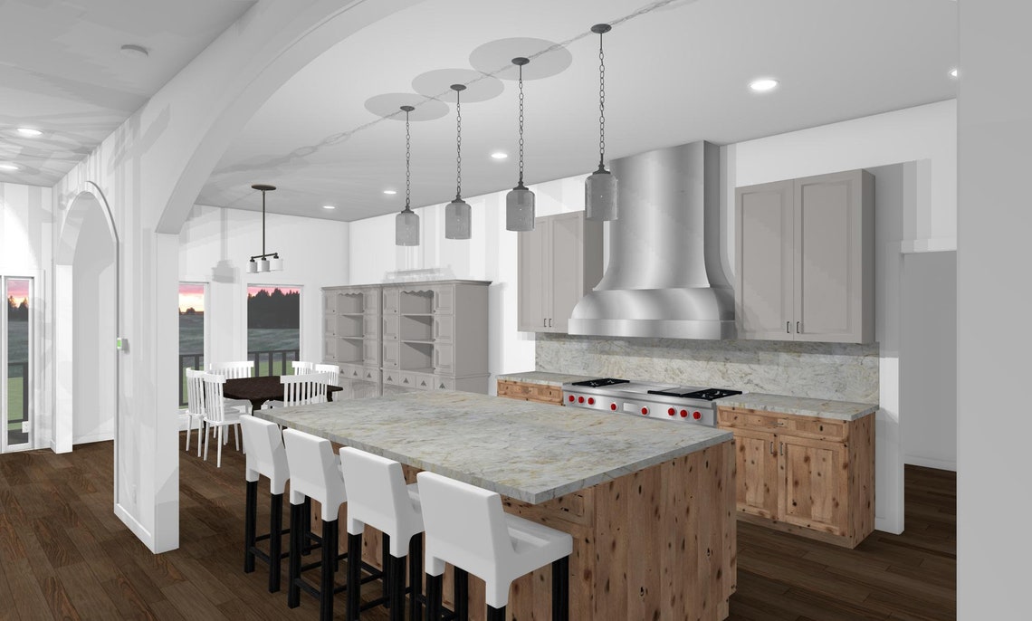 Traditional House Plans ~ House Plans Home Office ~ Open Living Space ...