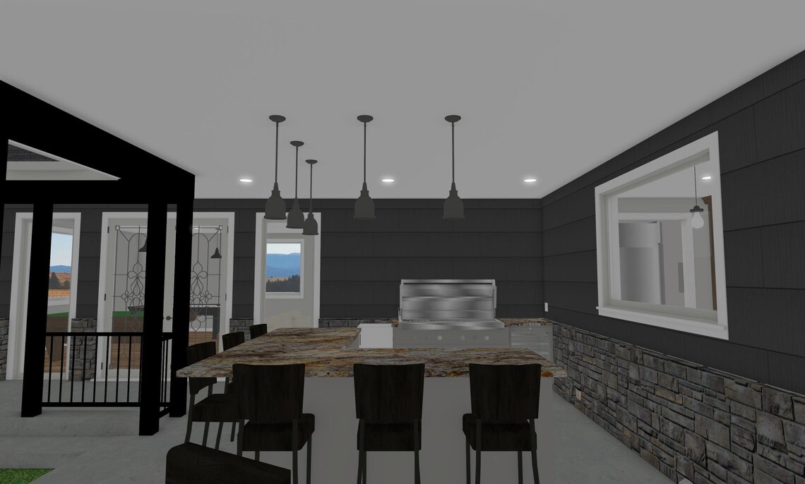 Traditional House Plans House Plans Game Room Open Living Space Homes ...