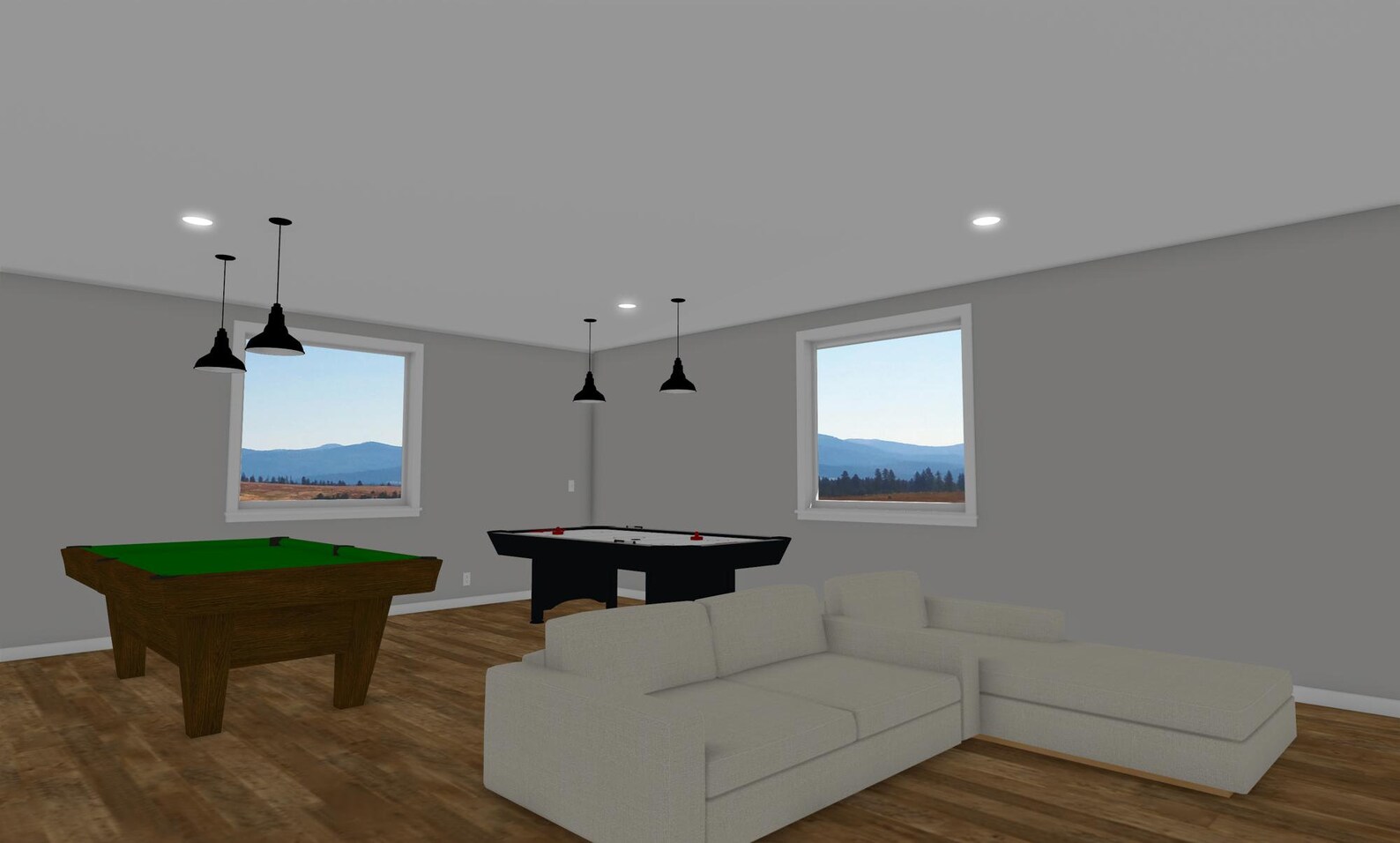 Traditional House Plans ~ House Plans Game Room ~ Open Living Space ...