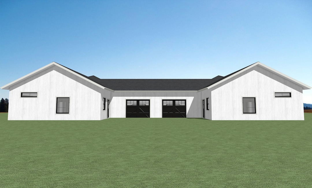 Duplex House Plans ~ Multi-family Home Plans ~ Rental House Plans ...