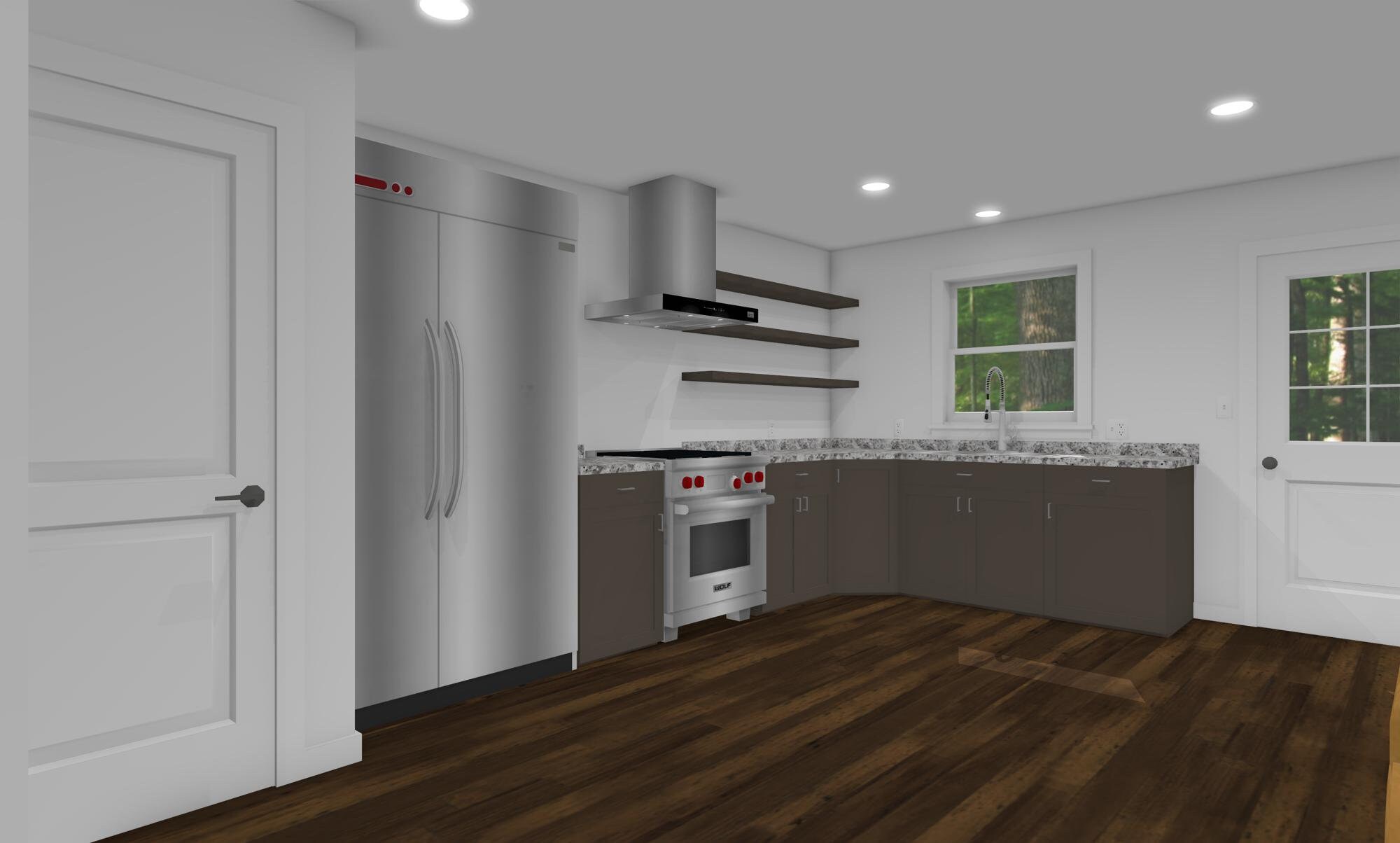 Cabin House Plans Open Loft Plans 3 Bed Loft 1 Bathroom House Plan ...