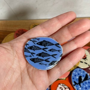 Handmade Ceramic Magnets - Mystery Selection Grab Bag Get What You Get ...