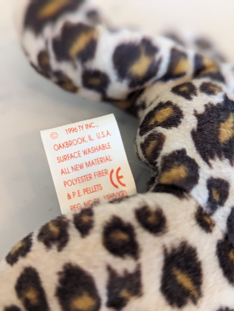 Vintage Freckles the Spotted Leopard Beanie Baby - Etsy