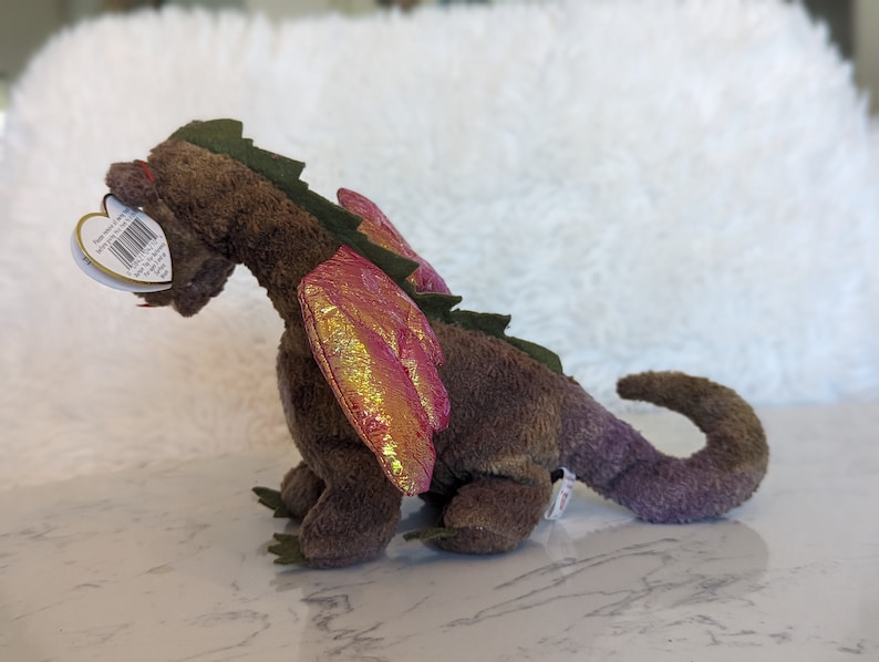 Vintage Scorch the Dragon Beanie Baby - Etsy