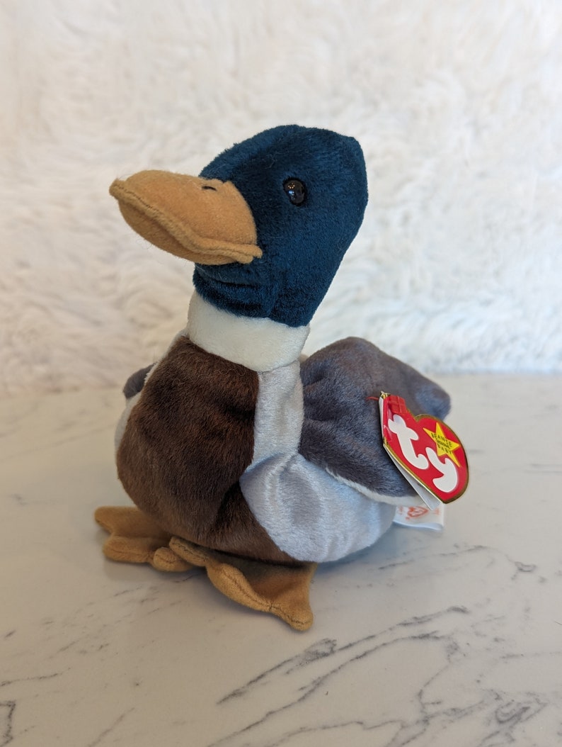 Vintage Jake the Mallard Beanie Baby - Etsy
