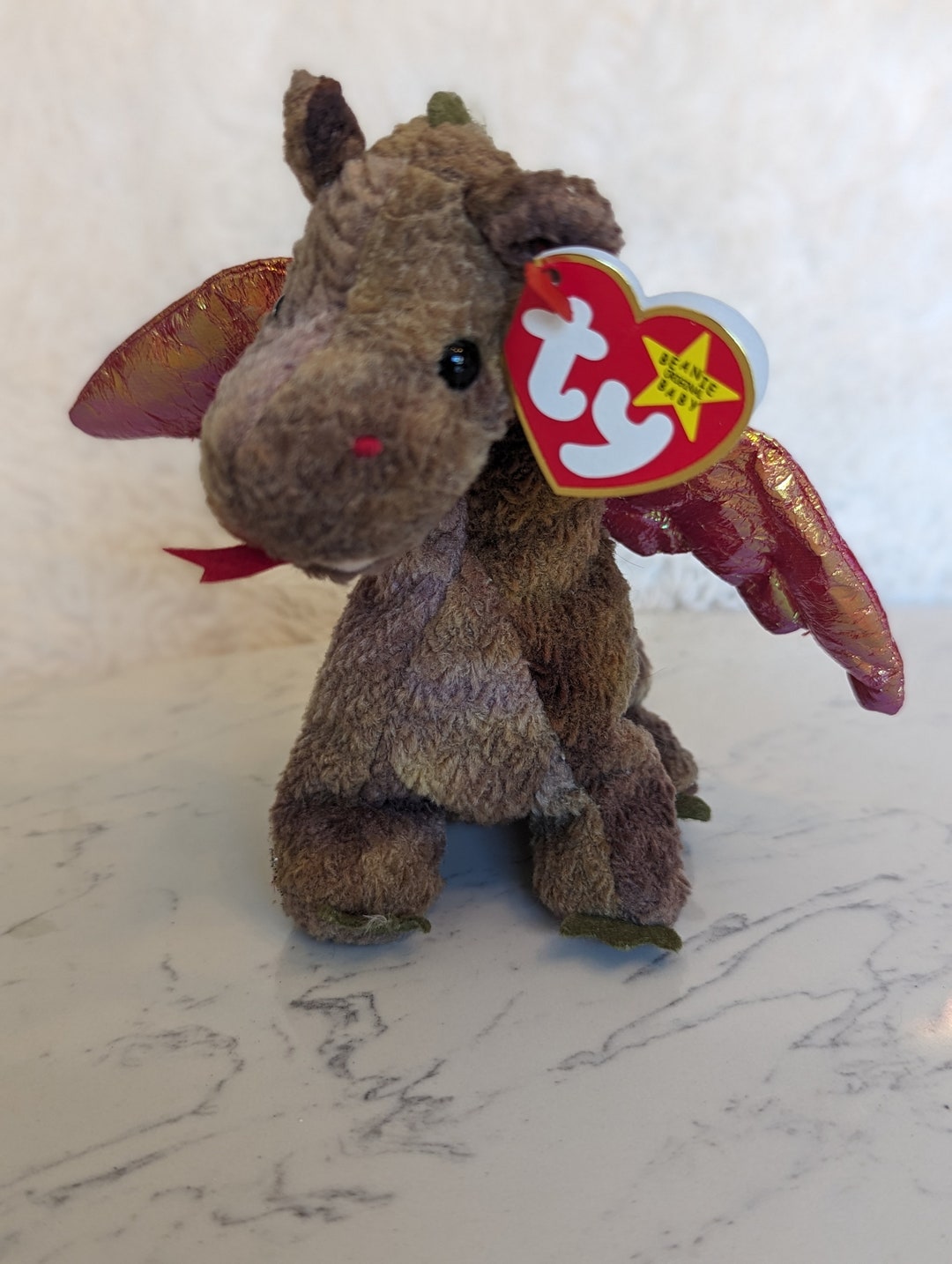 Vintage Scorch the Dragon Beanie Baby - Etsy