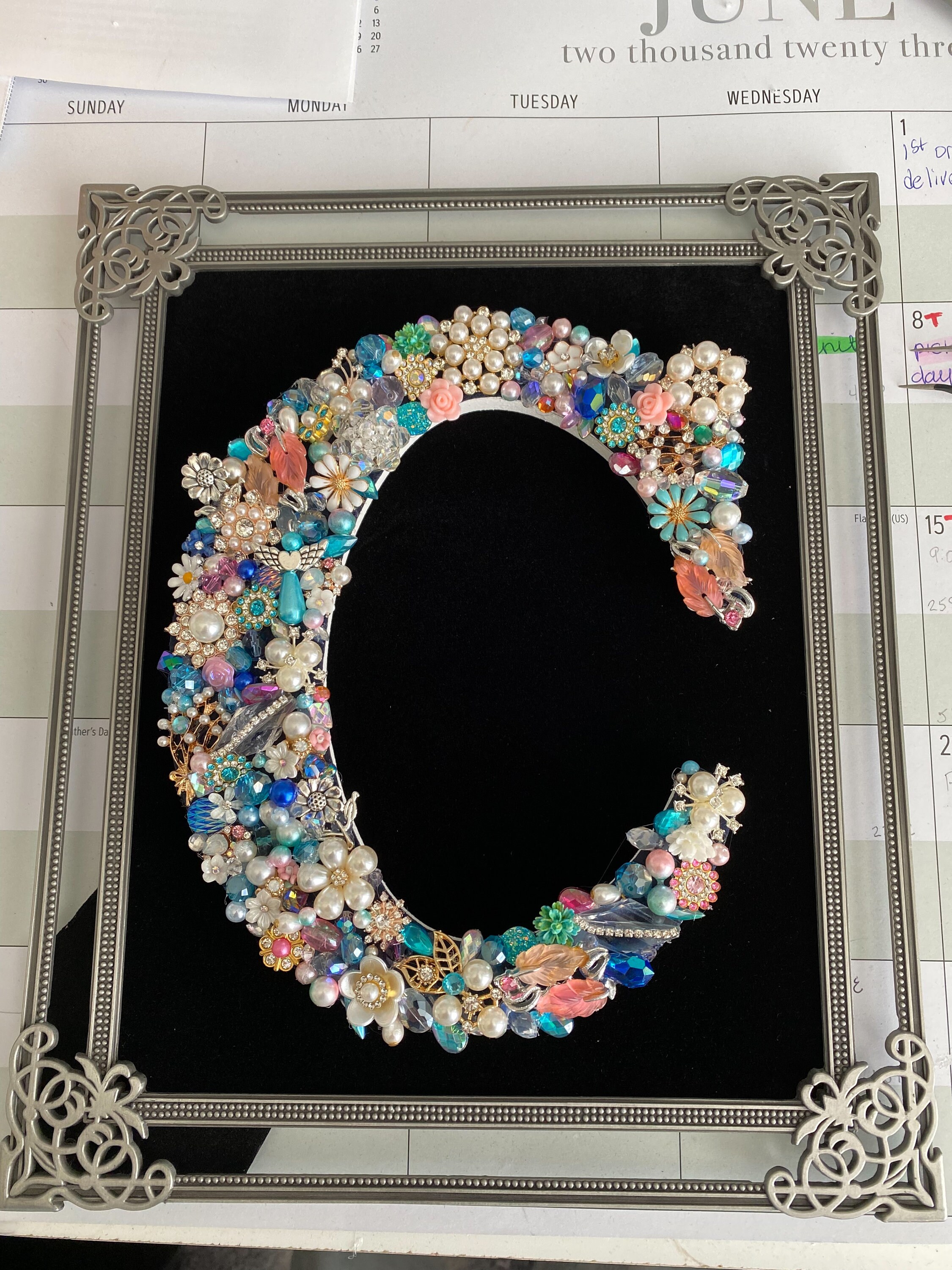 Jeweled Letters - Etsy